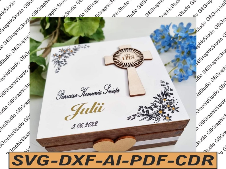 First Holy Communion Ihs Cross Svg Dxf. - Etsy