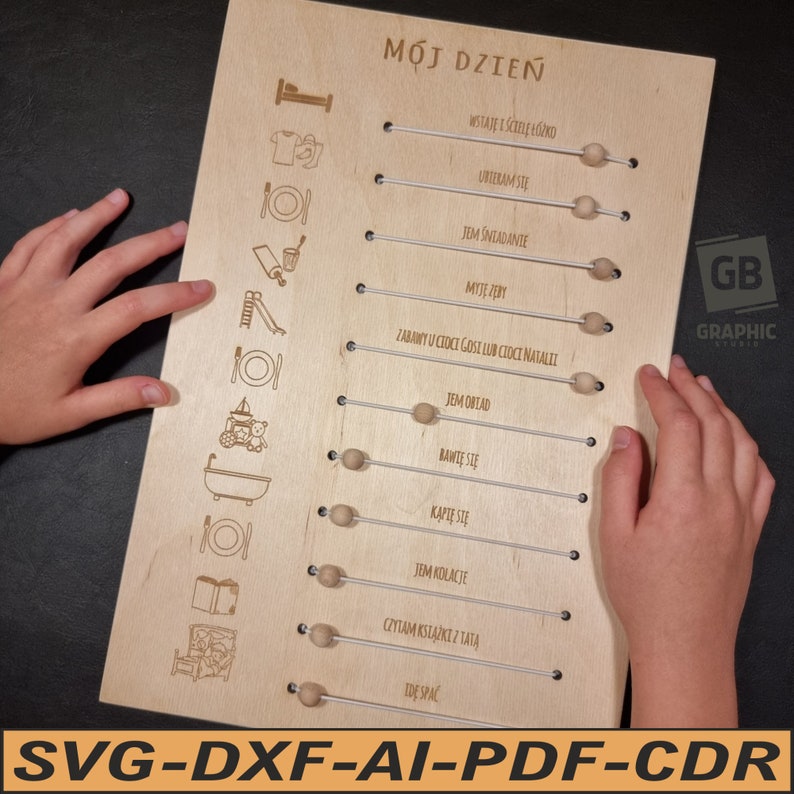 Daily Planner Routines Checklist to Do List for Kids Svg Dxf. - Etsy