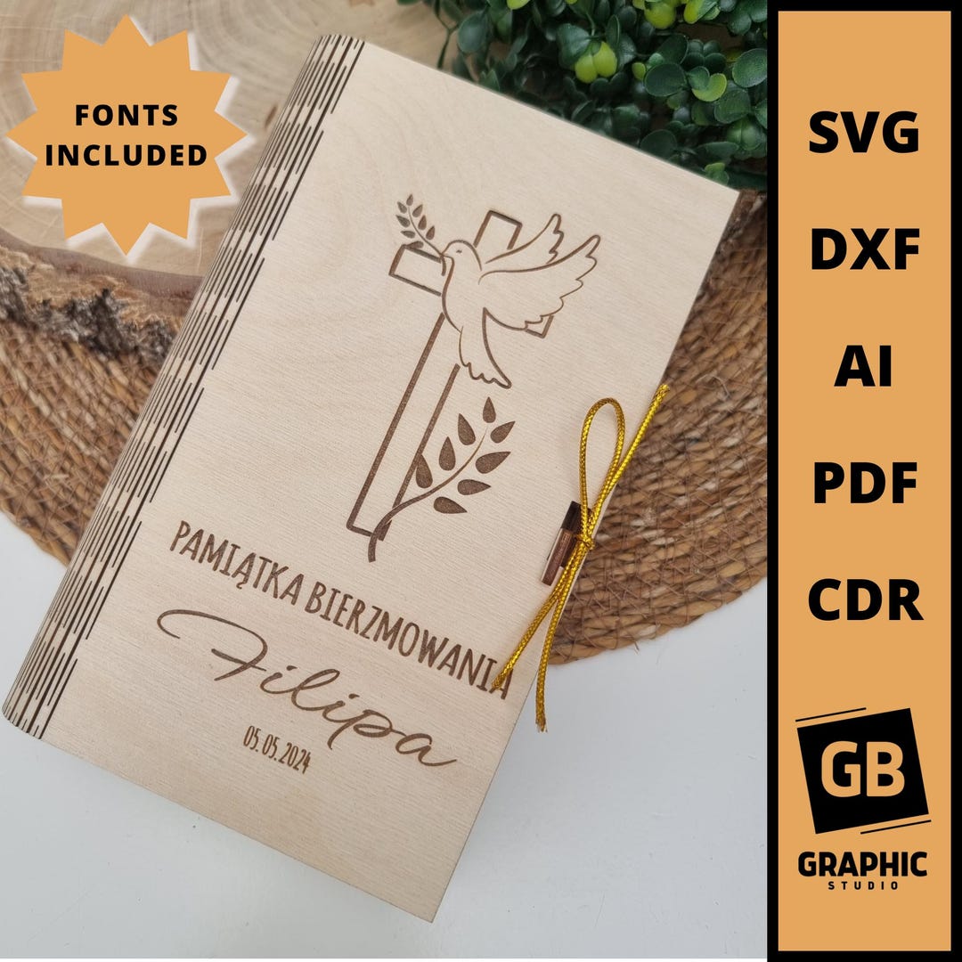 Confirmation Souvenir Box, Keepsakes Svg and Dxf. - Etsy