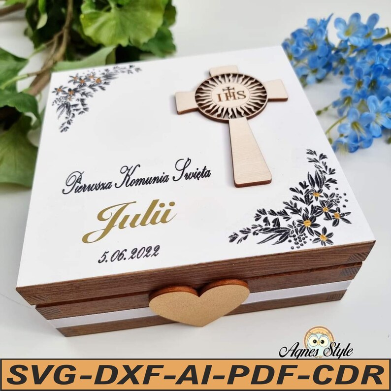 First Holy Communion Ihs Cross Svg Dxf. - Etsy