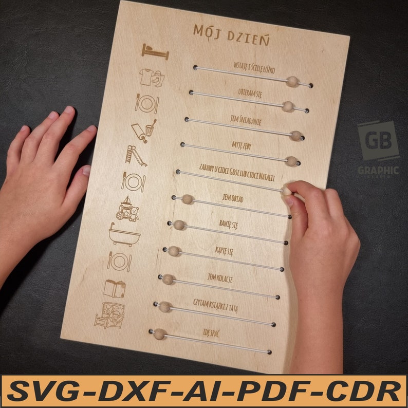 Daily Planner Routines Checklist to Do List for Kids Svg Dxf. - Etsy