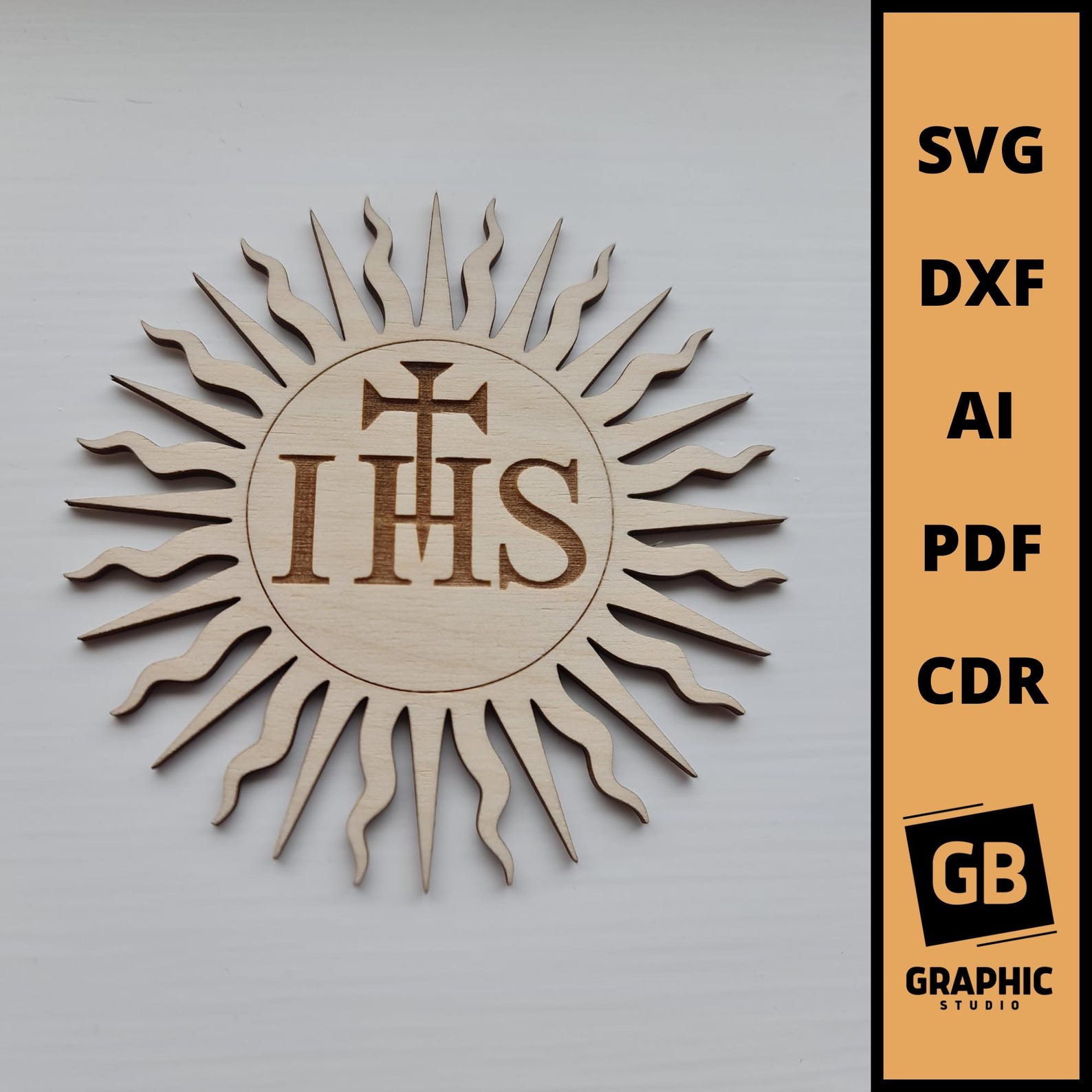 First Communion IHS Svg Dxf Laser Cut File. - Etsy Canada