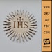 First Communion IHS Svg Dxf Laser Cut File. - Etsy Canada