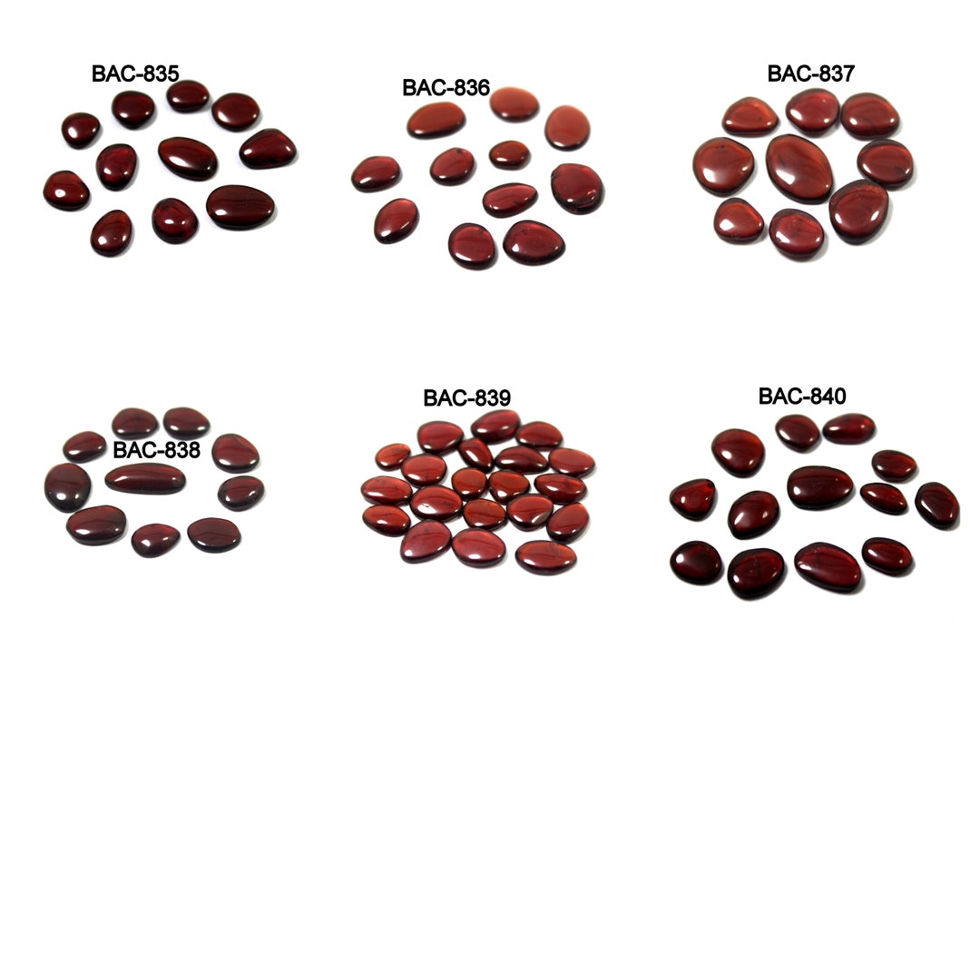 Natural Transparent Red Color Garnet Slice Shape Wholesale Lot - Etsy