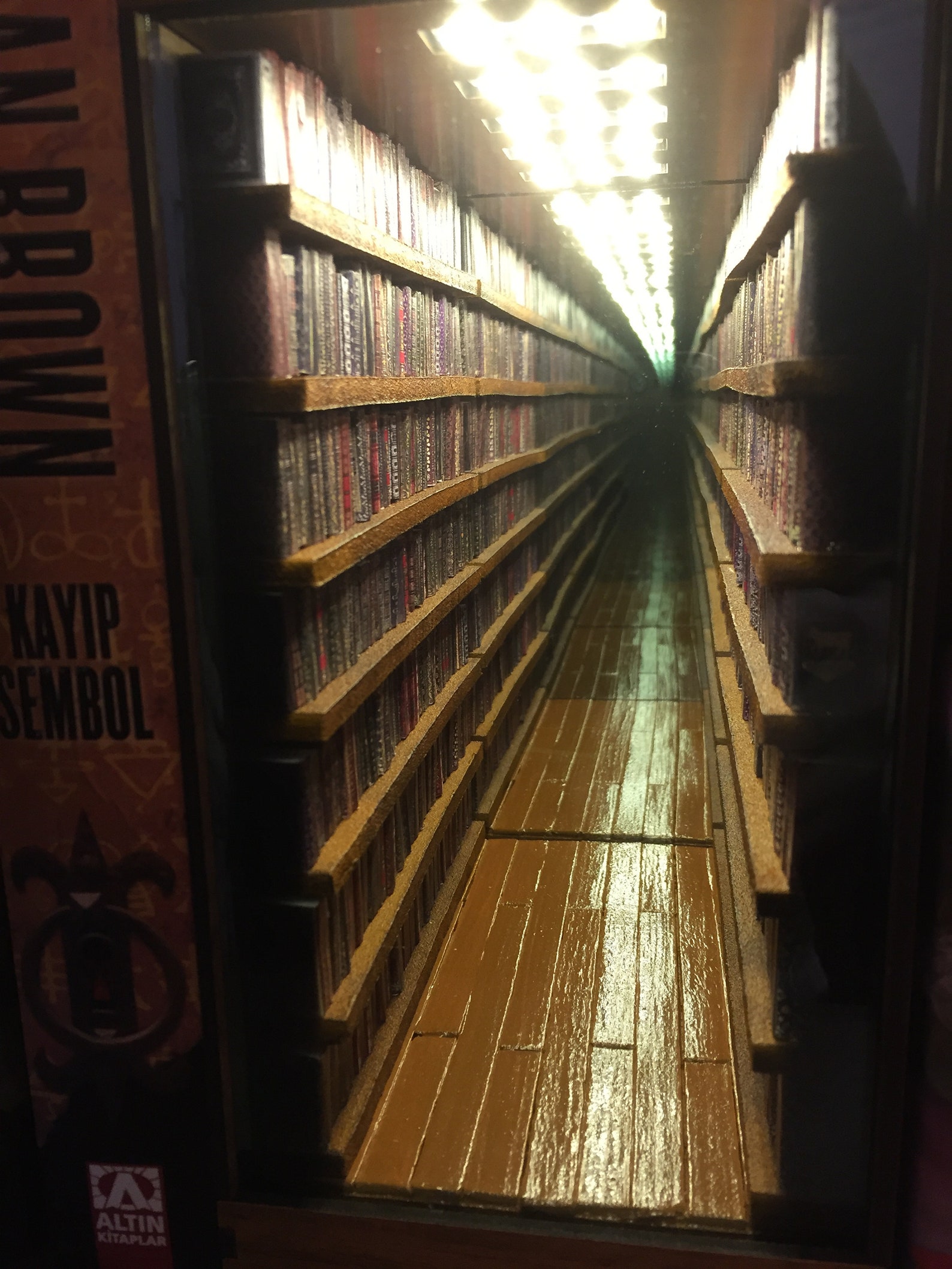 Infinite Library Book Nook,infinity Shelf Insert,ınfınty Lıbrary - Etsy