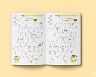 Bumble Bee Goal Planner Sheets | Printable Pages | Bullet Journal ...