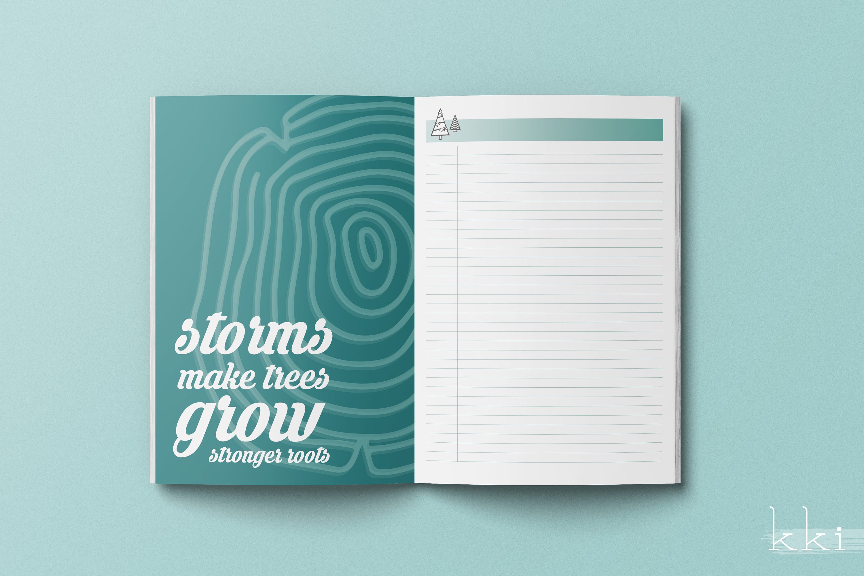 Mountain Trees Bullet Journal Printable Planner Pages Multi-month ...