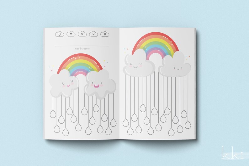 Rainbow Bullet Journal | Printable Pages | Multi-month | Instant ...