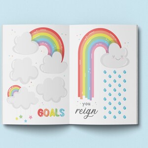 Rainbow Bullet Journal | Printable Pages | Multi-month | Instant ...
