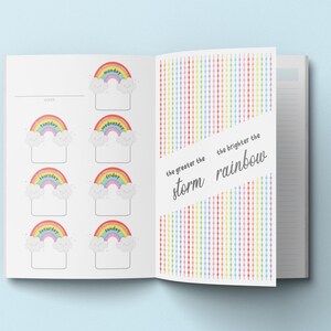 Rainbow Bullet Journal | Printable Pages | Multi-month | Instant ...