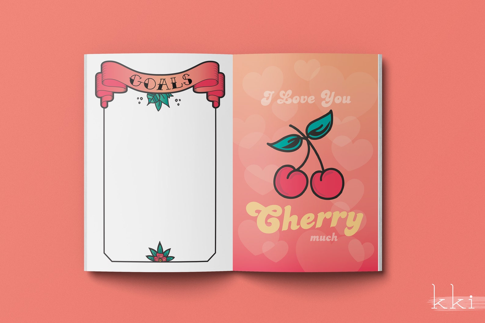 Tattoo Hearts Bullet Journal Printable Planner Pages Multi-month ...