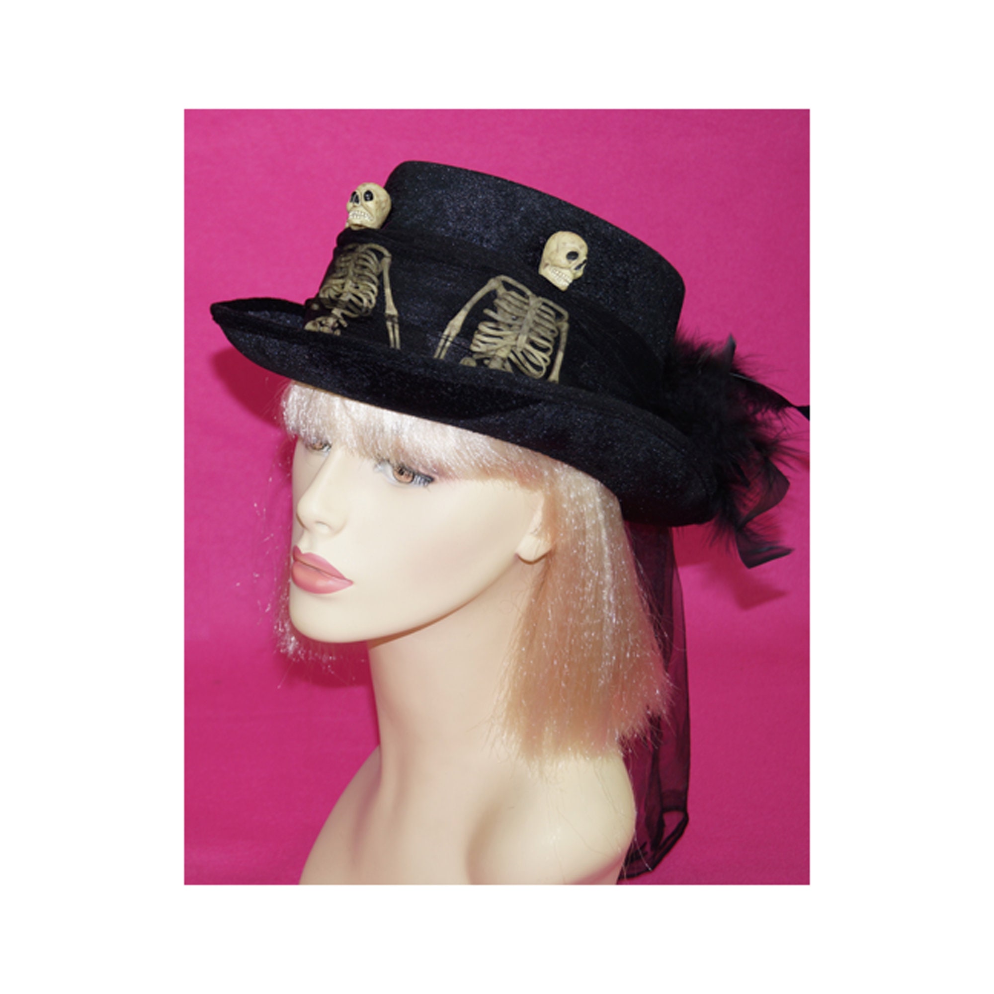 Voodoo Top Hat Witch Doctor Costume Top Hat - Etsy UK