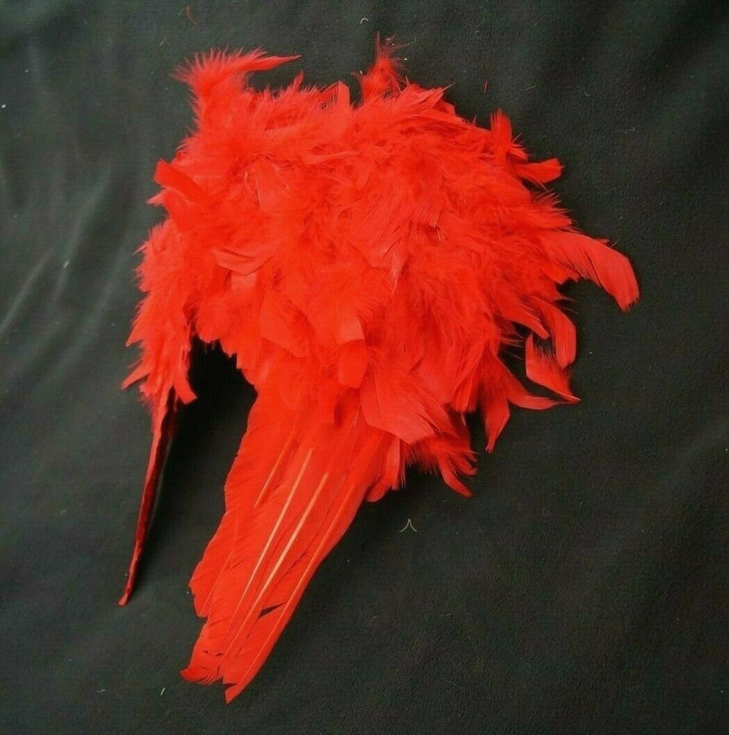 Red Devil Costume Wings Feather Devil Wings Halloween Devil | Etsy