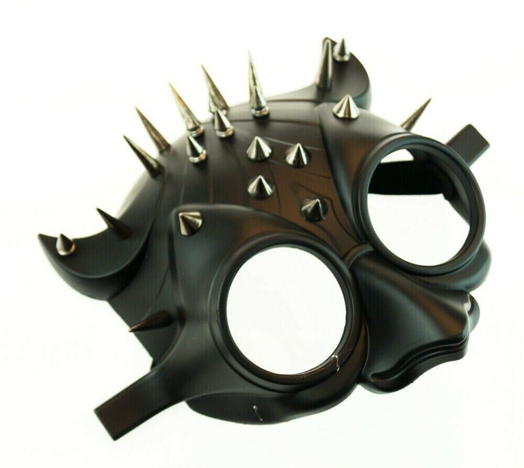 Spiked Cat Mask Masquerade Cat Face Mask - Etsy