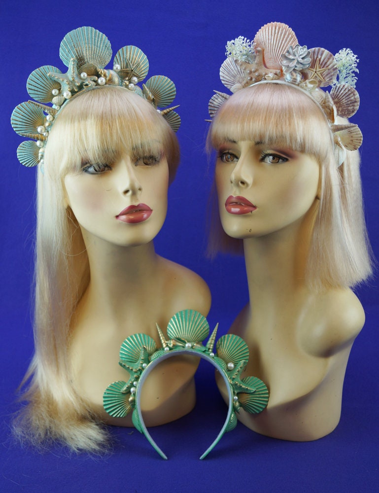 Mermaid Seashell Costume Headband Fairy Costume Headband - Etsy