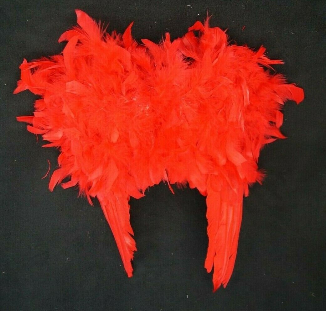 Red Devil Costume Wings Feather Devil Wings Halloween Devil | Etsy