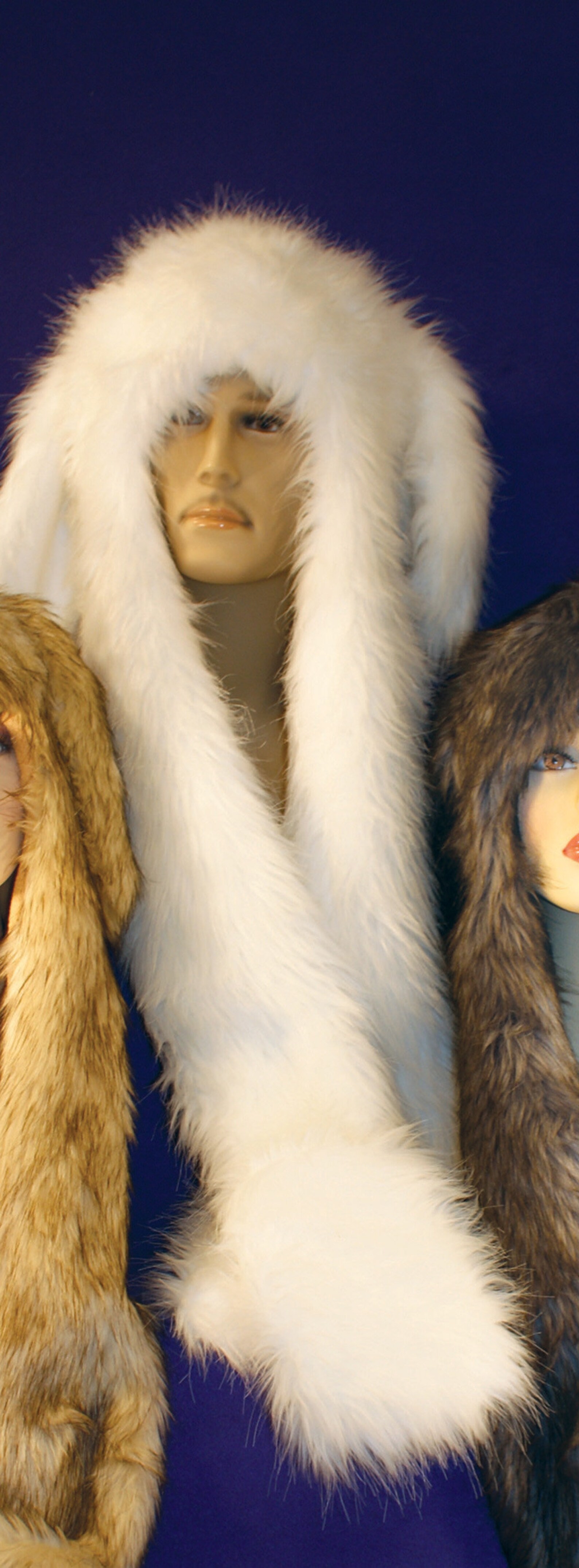 Plush Rabbit Faux Fur Winter Hat Cold Weather Animal Hat Snow | Etsy