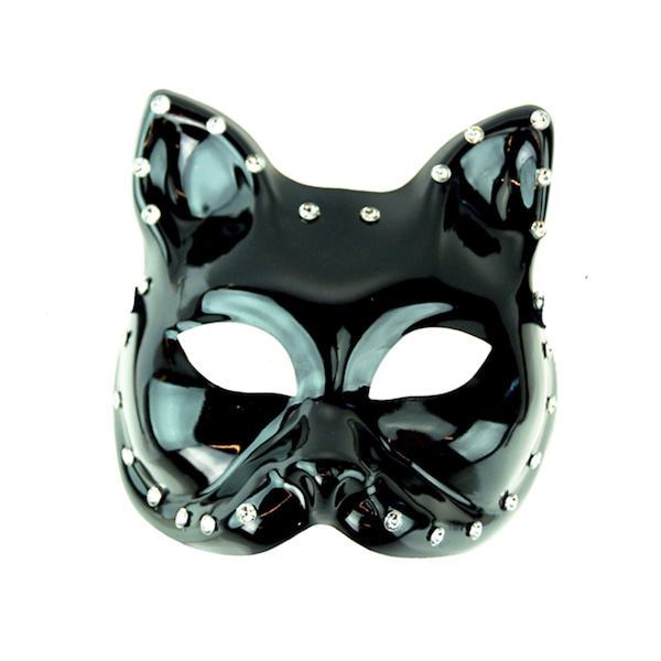 Black Cat Mask - Etsy