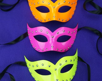 Couples Black Masquerade Ball Party Eye Mask Pair With - Etsy