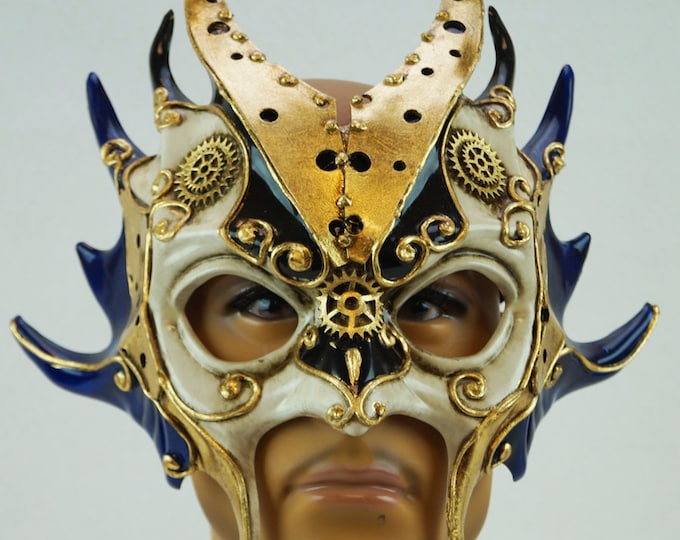 Steampunk Demon Skull Mask - Etsy