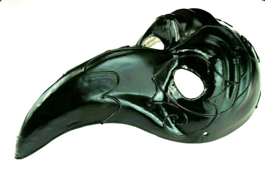 Plague Doctor Mask Hand Painted Long Nose Bird Mask - Etsy