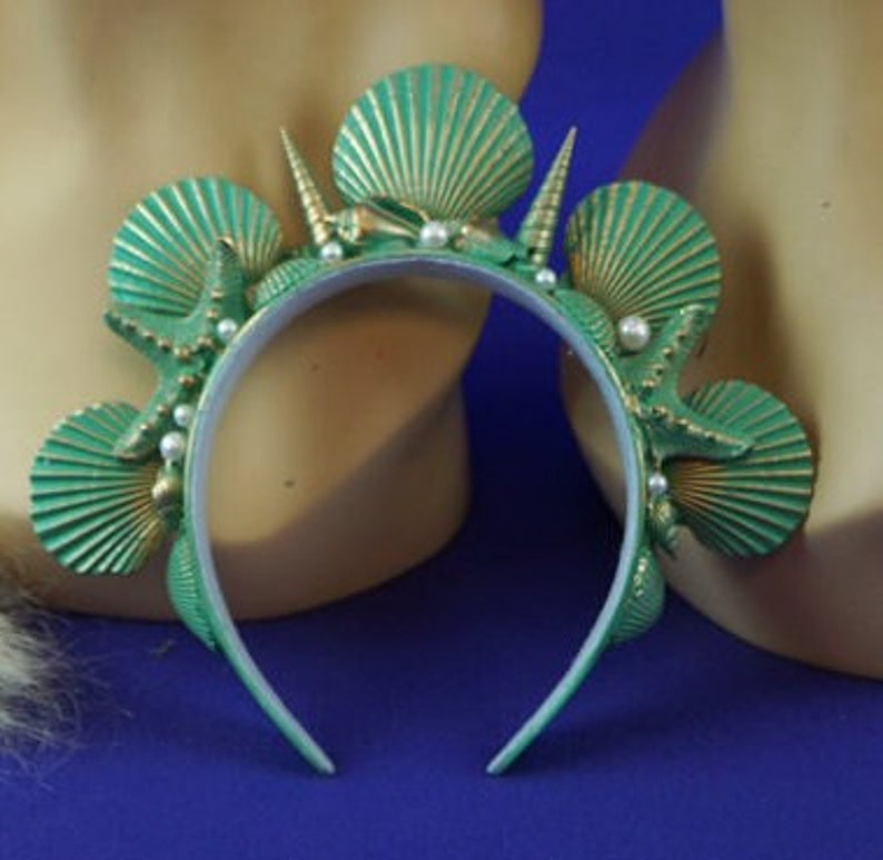 Mermaid Seashell Costume Headband Fairy Costume Headband - Etsy