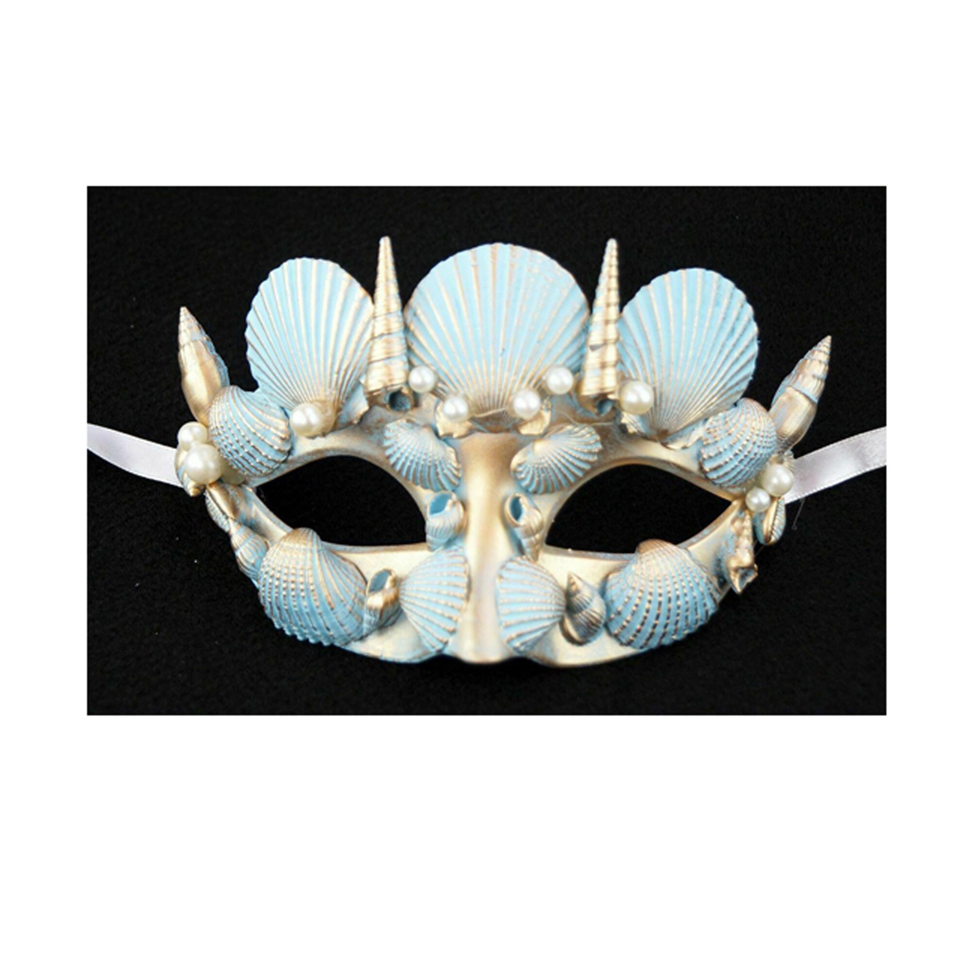 Mermaid Seashell Eye Mask Fairy Costume Mask - Etsy
