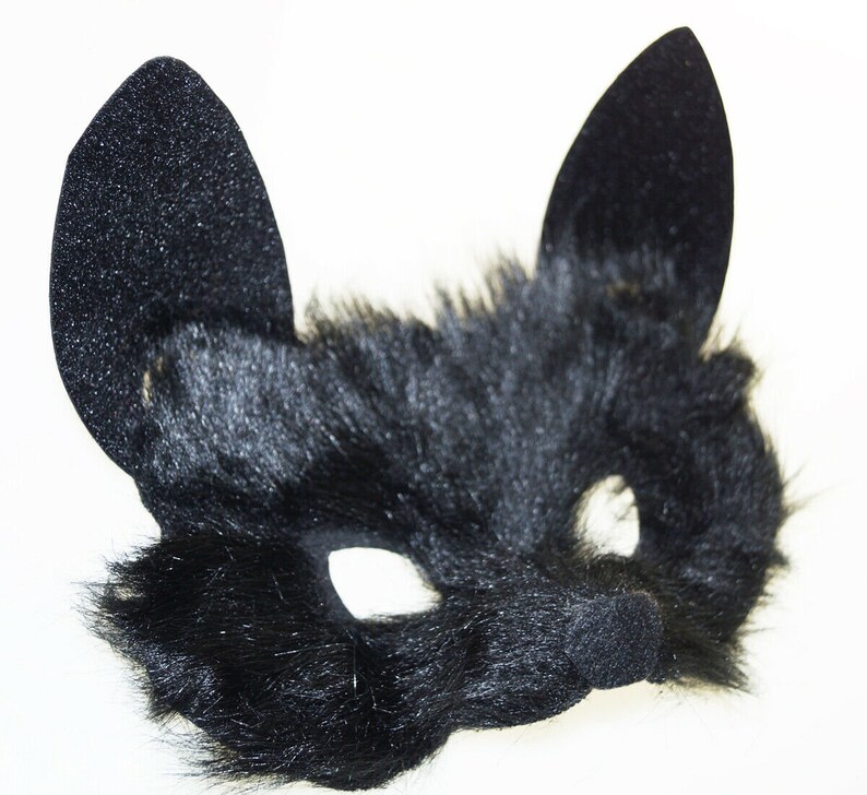 Furry Fox Kid's Animal Mask Halloween Animal Costume Face - Etsy