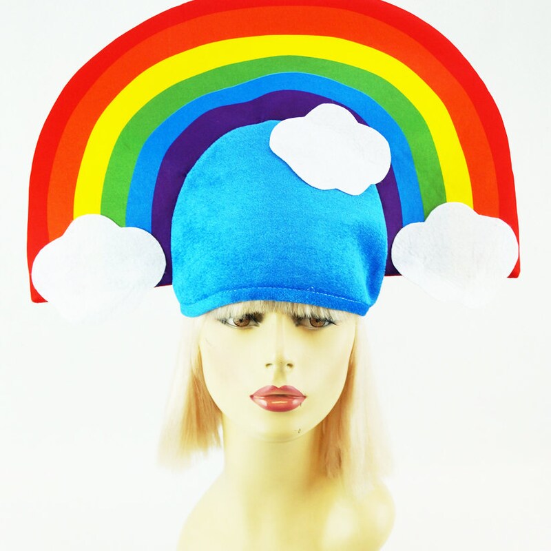Rainbow Hat - Etsy