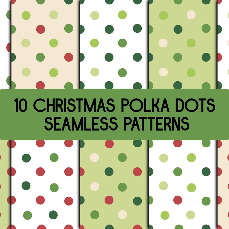 Polka Dot Christmas - Etsy