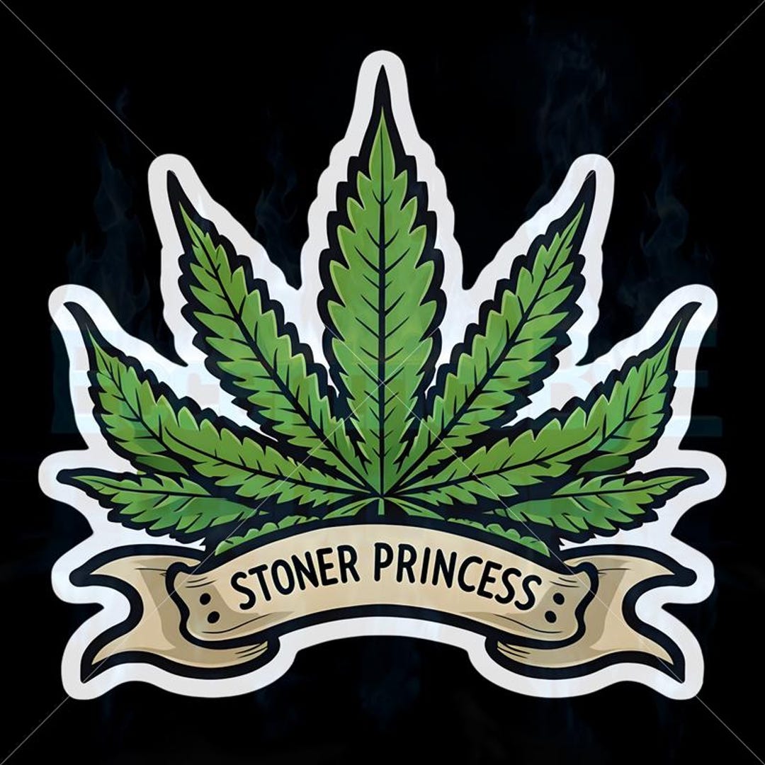 Stoner Princess Marijuana Leaf Png, Cannabis 420 (digital Download) - Etsy