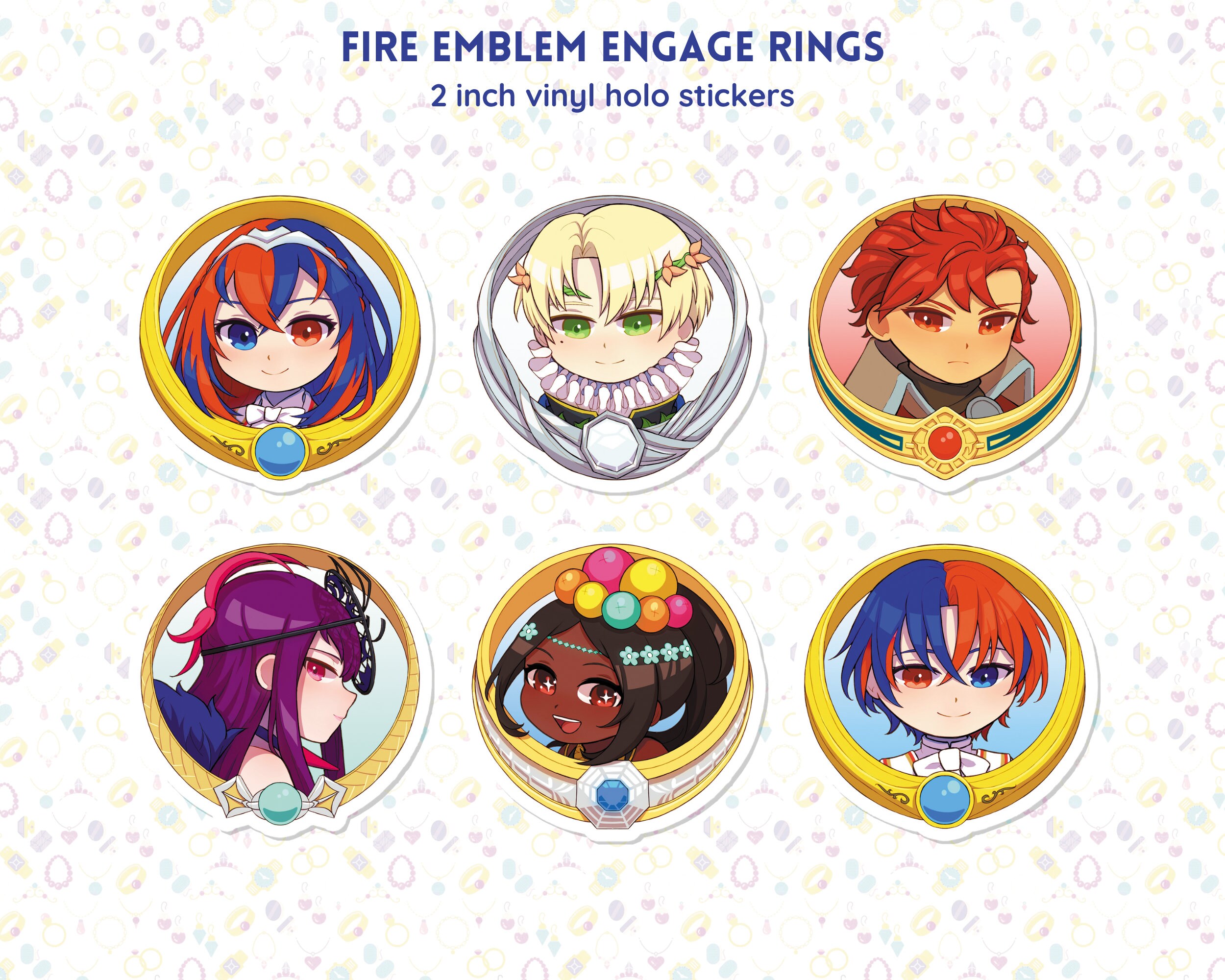 Fire Emblem Engage Ring Stickers - Etsy