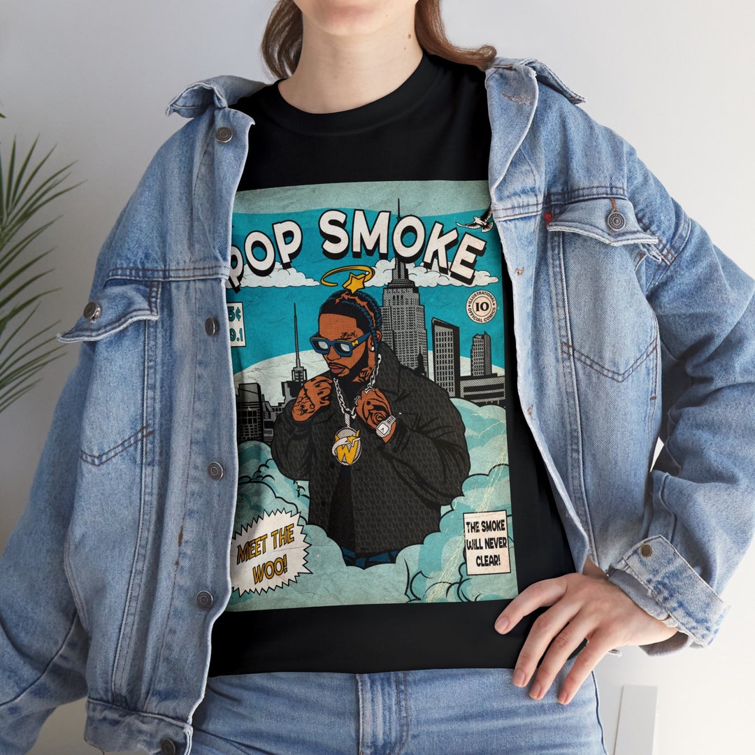 Pop Smoke Hip Hop Iconic Rapper Rip Pop Smoke Vintage Comic - Etsy