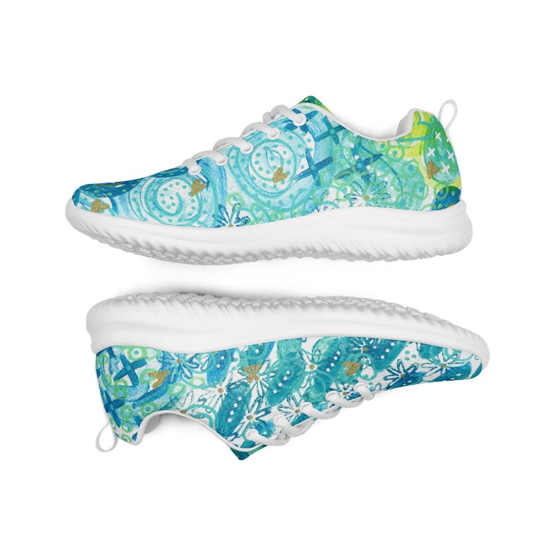 Sea Green by Betsy Wiersma Women’s Athletic Shoes - Etsy