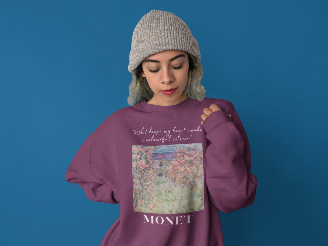 Monet Sweatshirt Monet Gifts Aesthetic Sweatshirt Monet Shirt - Etsy