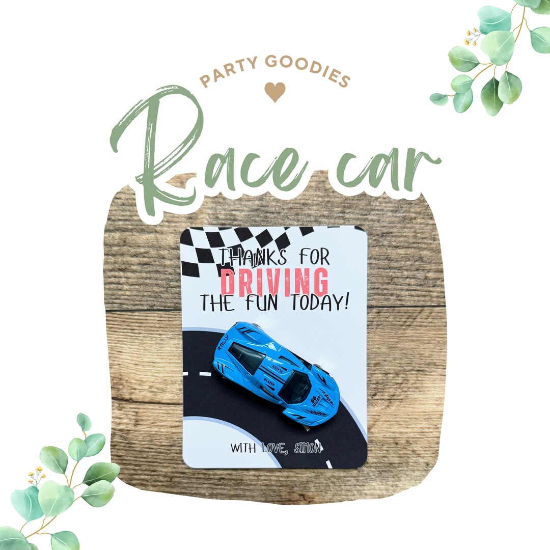 Car Thank You for Driving the Fun Party Favors | Car Thank You Gift ...