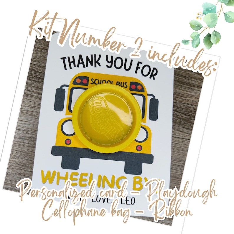 School Bus Playdough Party Favors - Etsy