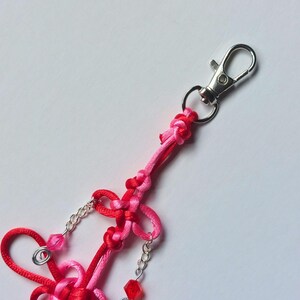 K-pop Demon Hunters Keychain- Handmade Korean Knot Macrame Keychain ...