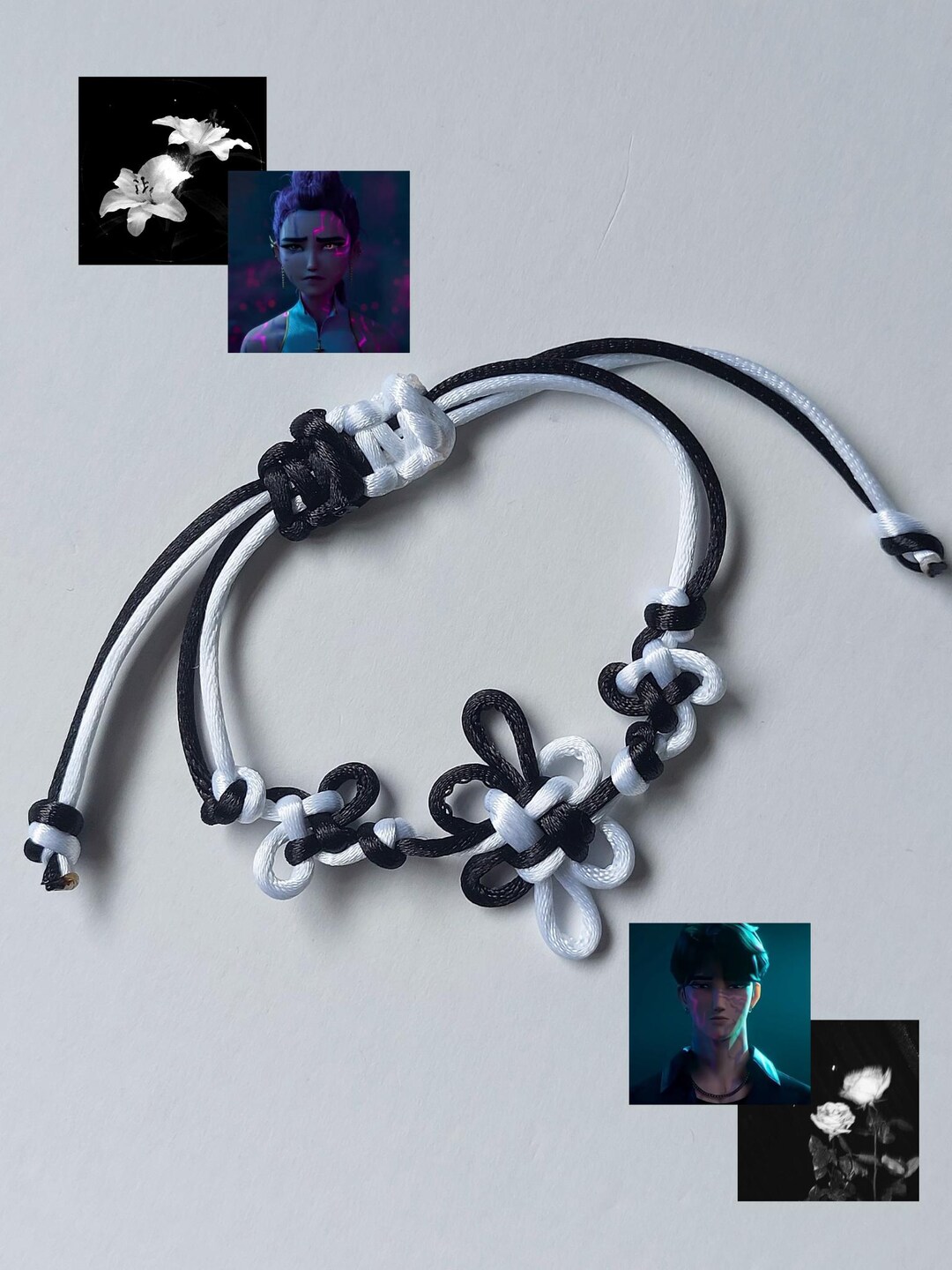 K-pop Demon Hunters Bracelet – Handmade Korean Knot Bracelet Inspired ...