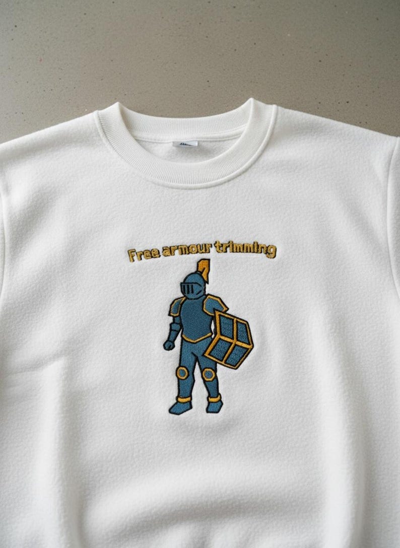 Gamer Old School Runescape Jumper – OSRS Free Armour Trimming Sweater ...