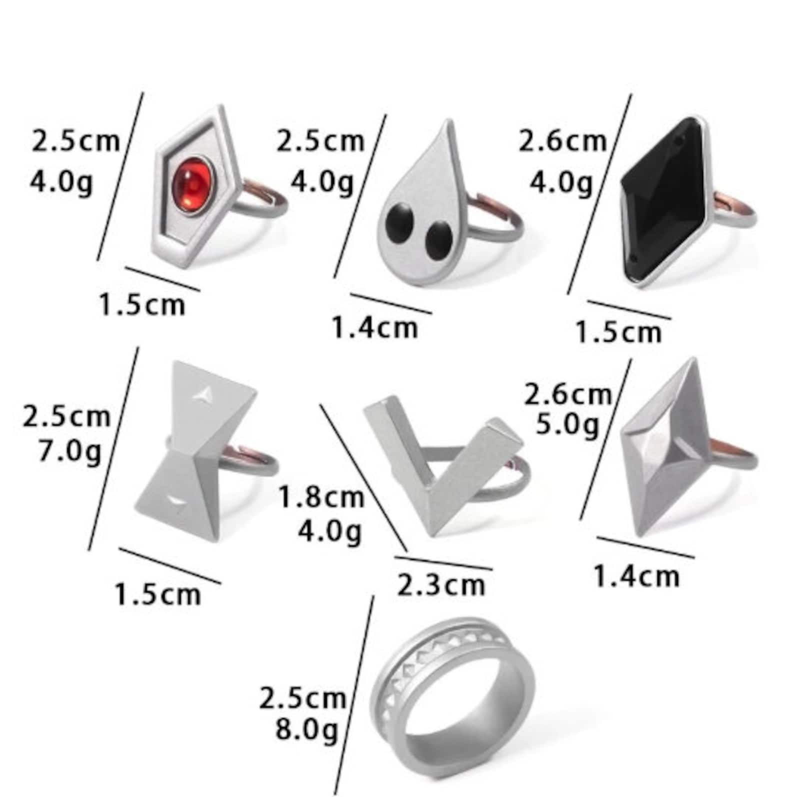 Genshin impact hu tao rings - dnasaki