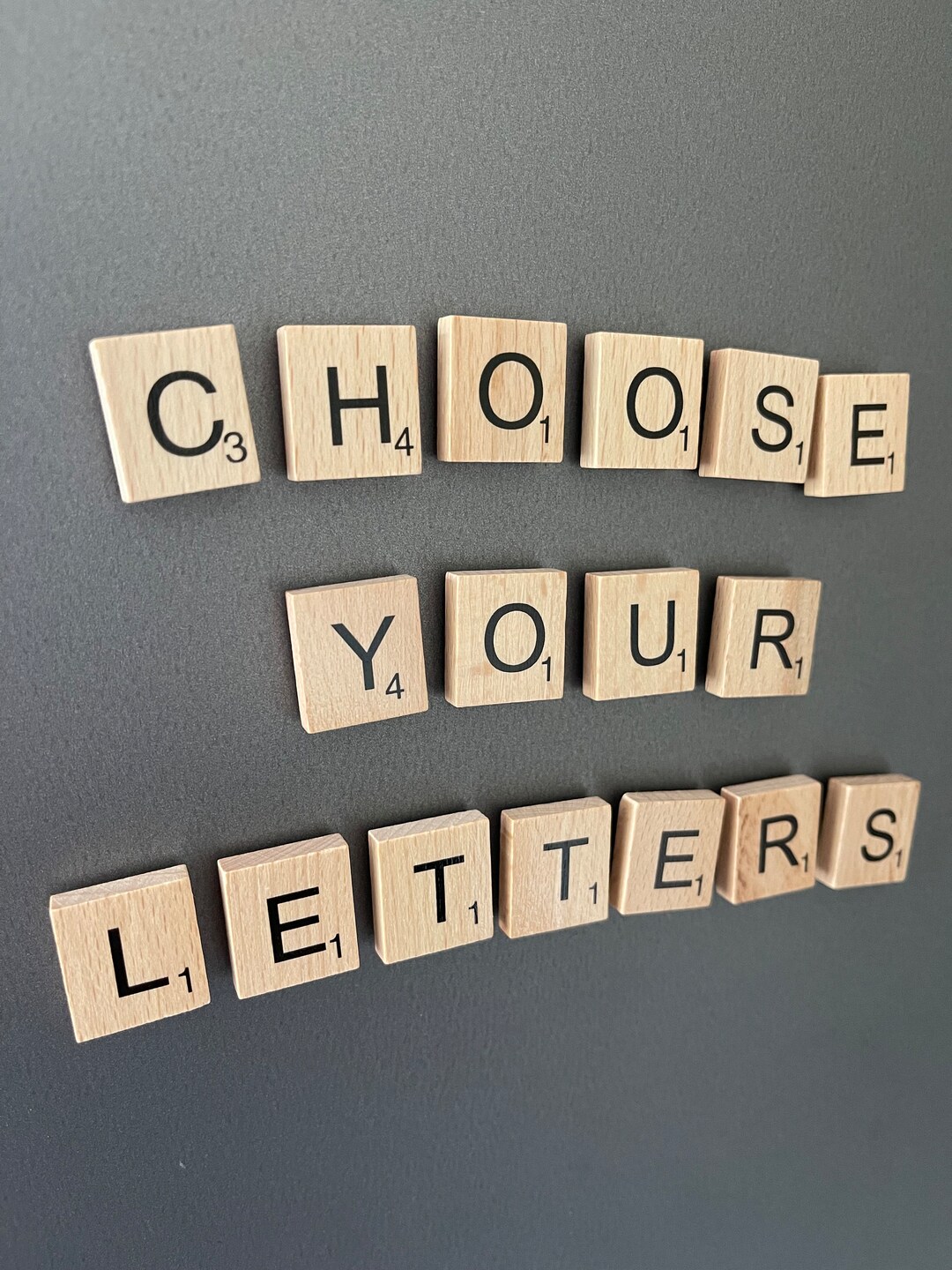 Wooden Letter Fridge Magnets Fridge Magnets Fun Gift Birthday Wedding ...