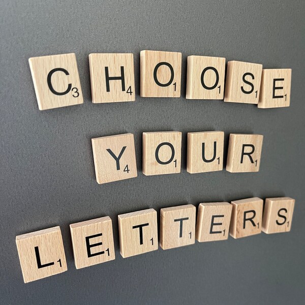 Scrabble Tile Magnet - Etsy