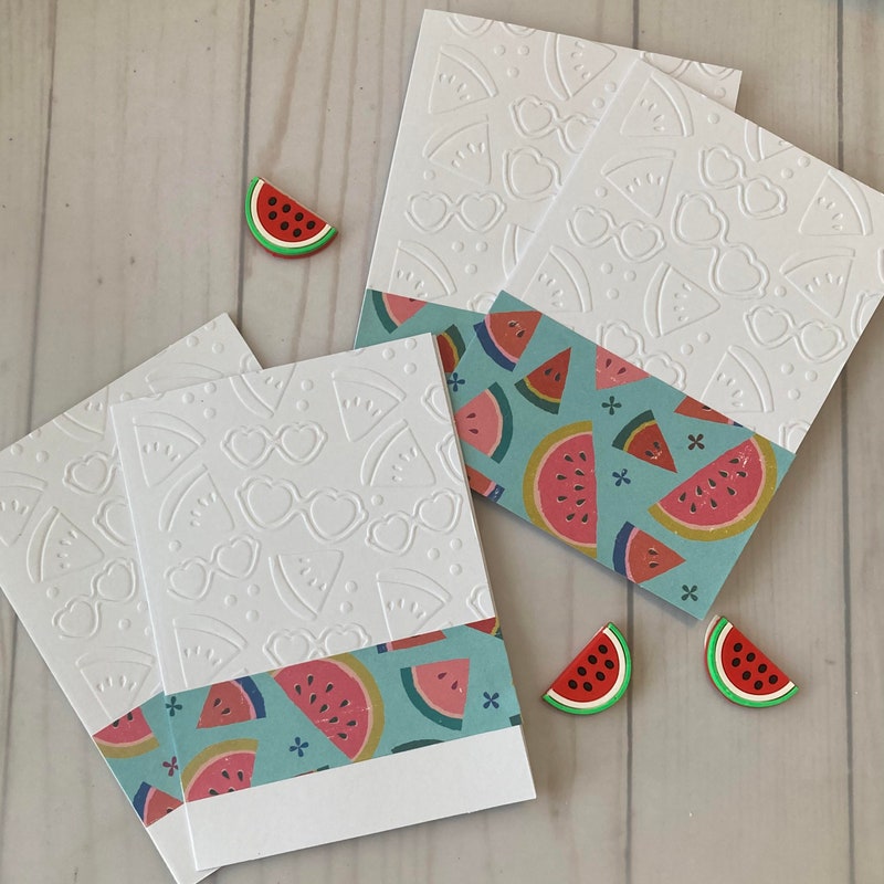 Watermelon Card - Etsy