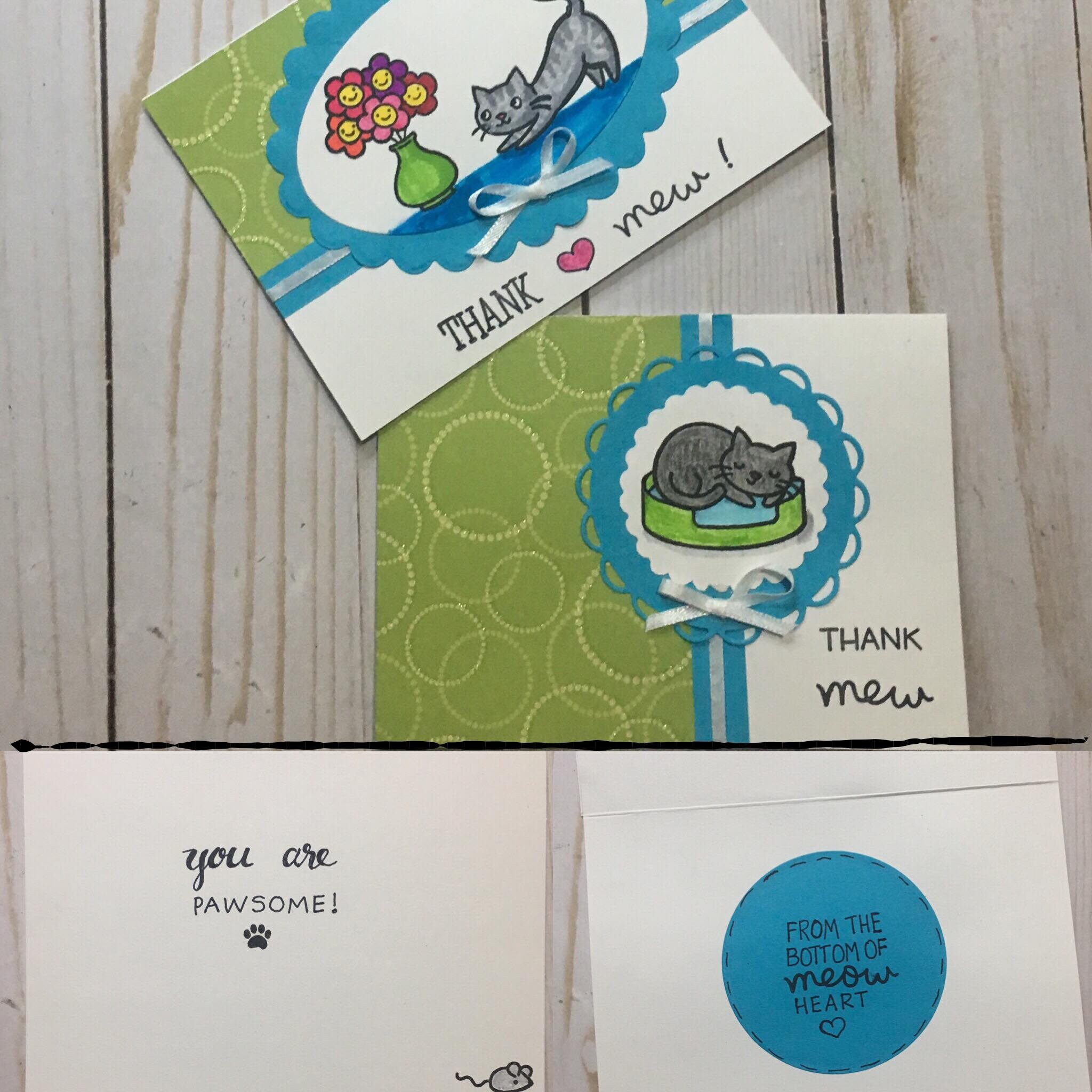 Set of 7 Kitty Cat Cards for the Cat Lover - Etsy