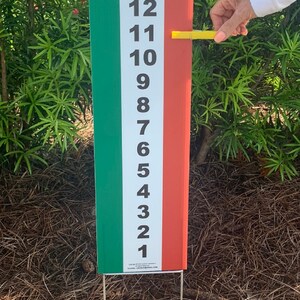 Bocce Ball Scoreboard 4-Pck 4 scoreboards 4 Stands 8 | Etsy