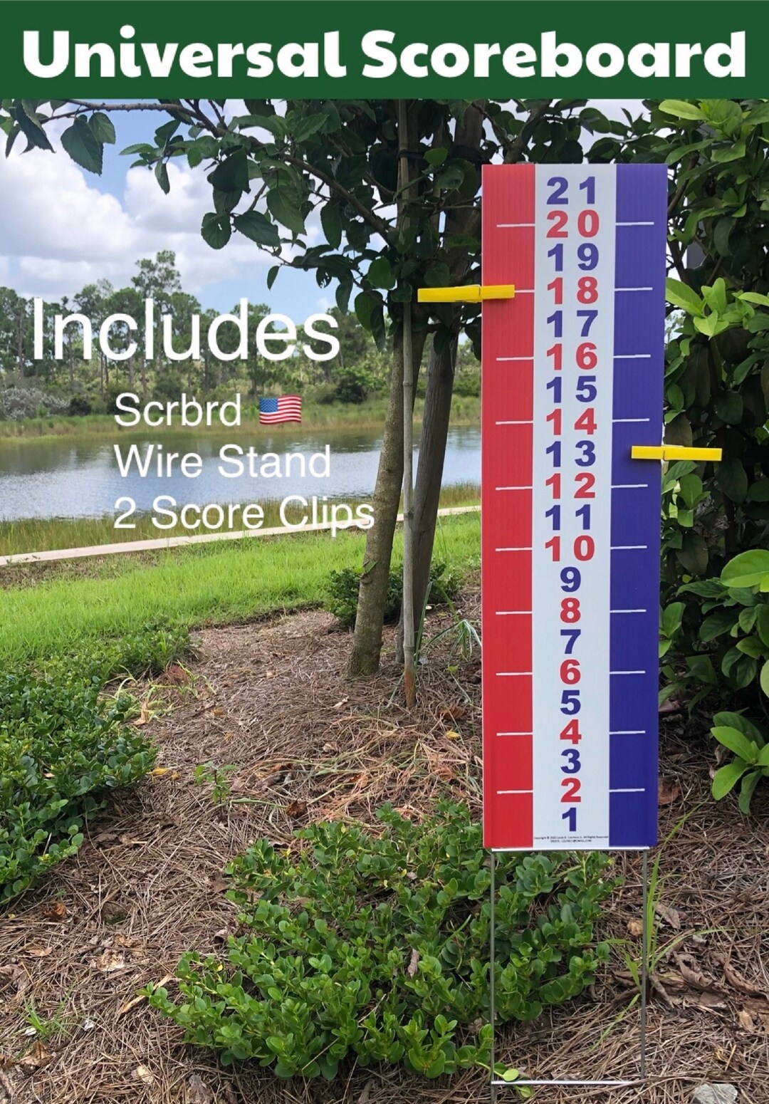 Scoreboard - Cornhole Scoreboard - Scoring Tower - for Cornhole ...