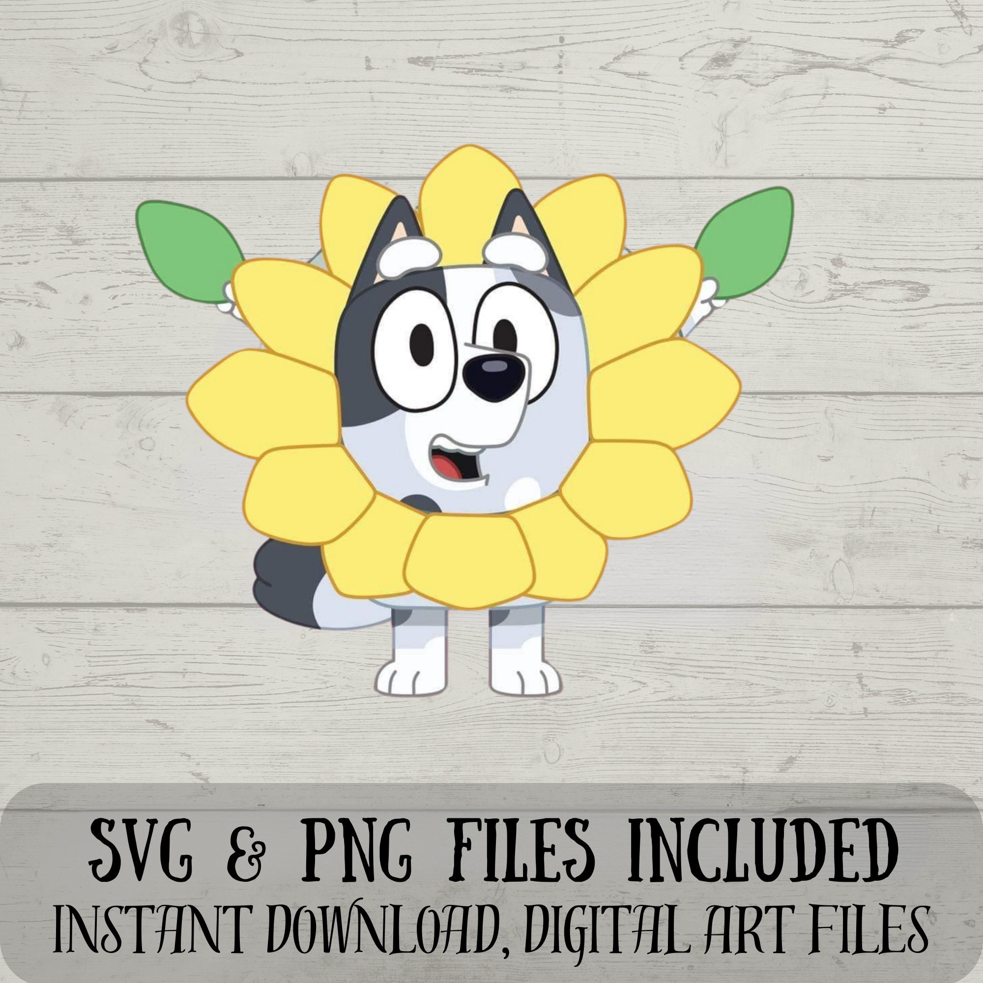 Muffin SVG Cute Muffin SVG Flower Muffin Digital Download Bluey Themed ...