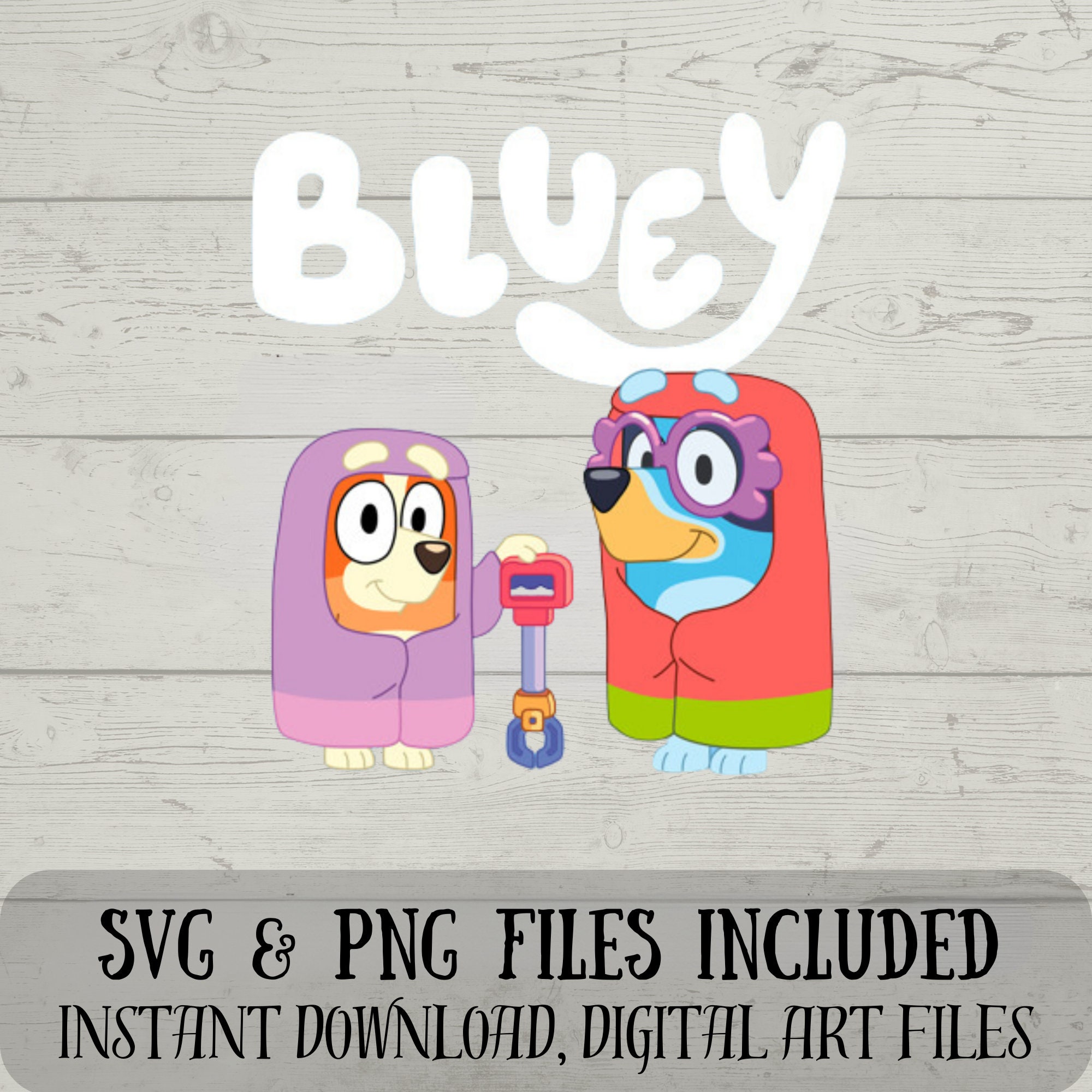 Bluey SVG Bingo and Bluey Grannies SVG Grannies SVG Oldies but Goldies ...