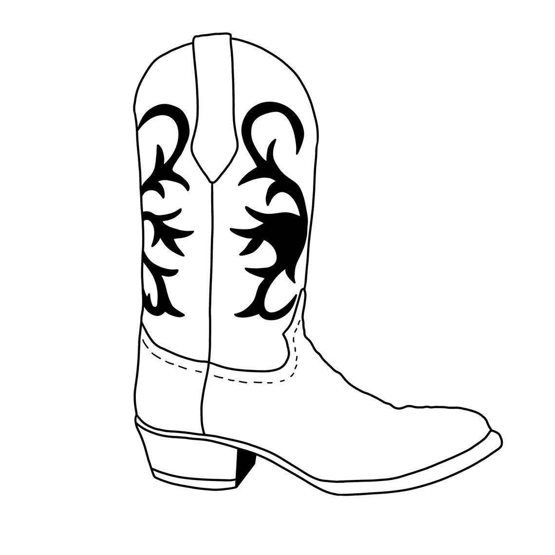 Cowboy Boot "boot Scootin' Boogie" Cut File Pack for Vinyl Decals ...